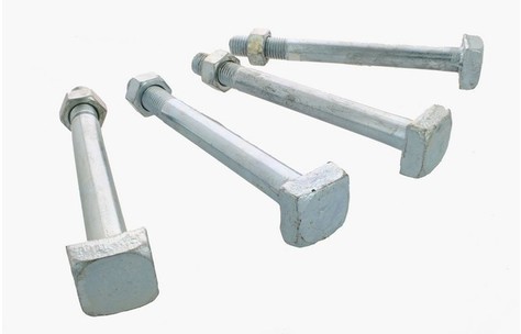 Boulon de Charpente Tête Carrée avec Ecrou Hexagonal